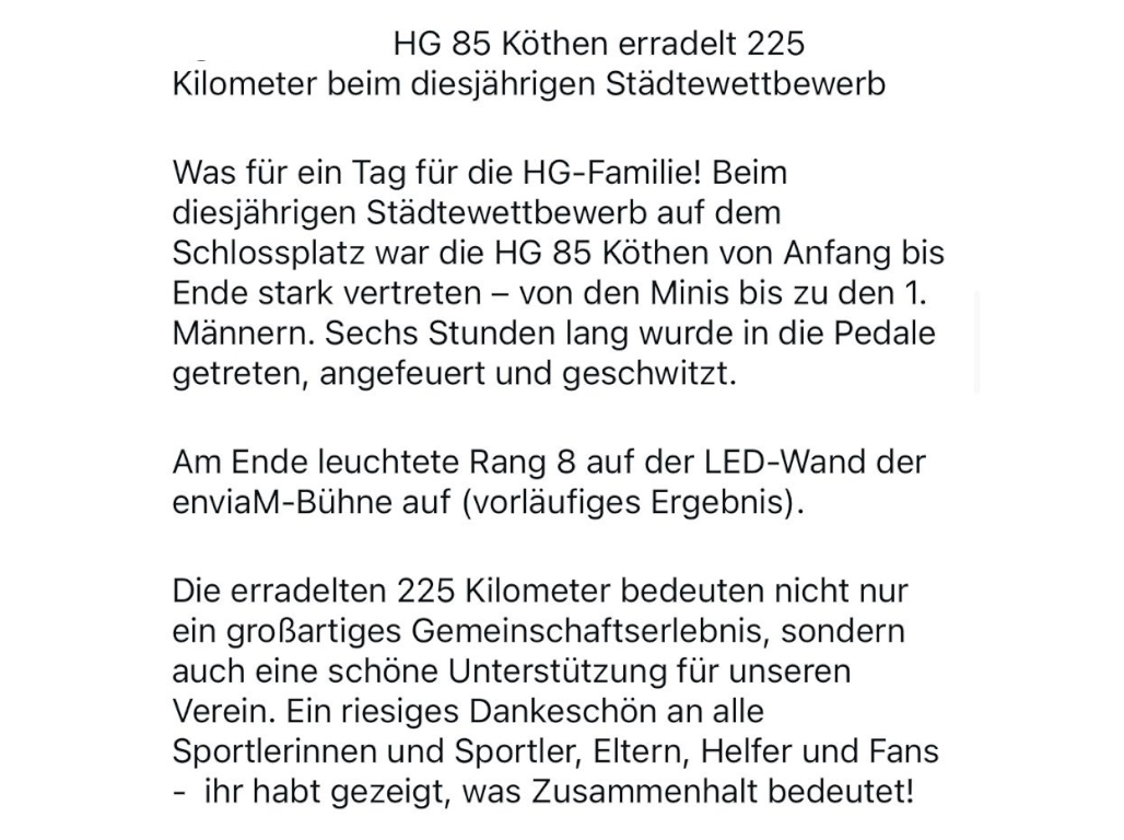HG 85 Köthen